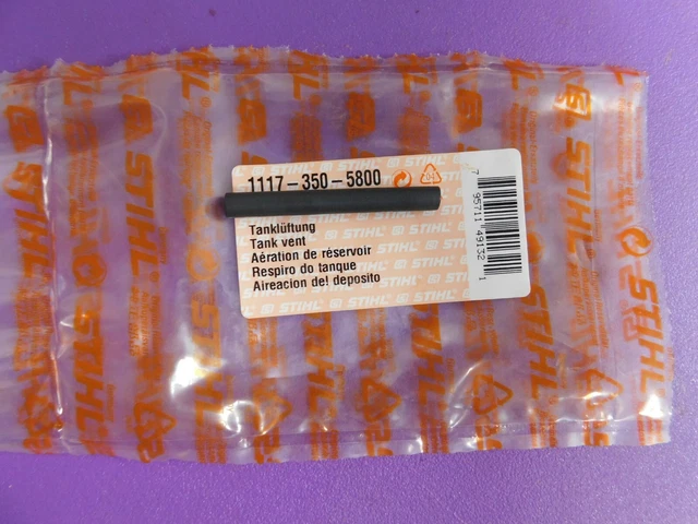 STIHL OEM FUEL Tank Vent 024 026 034 036 1121-350-5800 #MH2=7J3 £8.96 ...