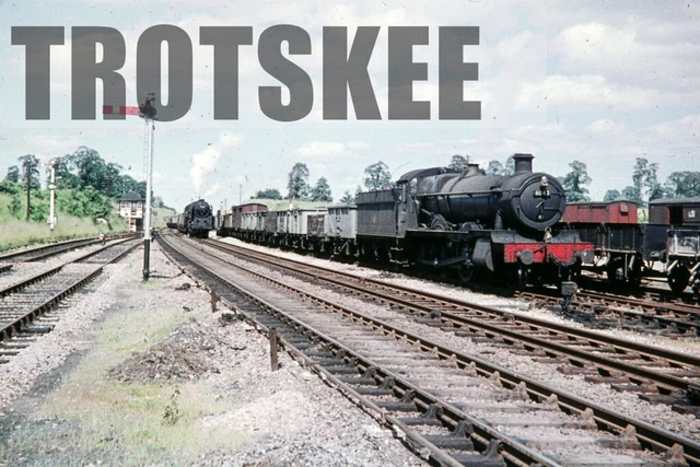 35MM SLIDE BR British Railways Steam Loco 6843 Class 6800 Berkeley Road ...