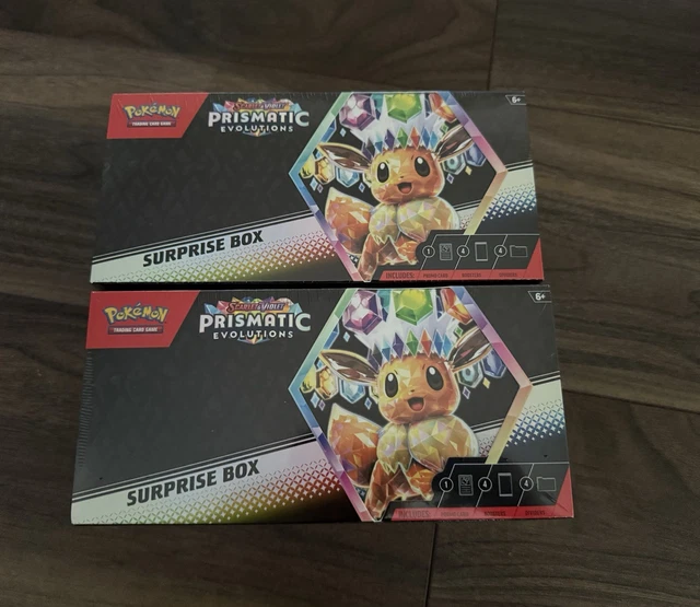 POKEMON TCG - Scarlet & Violet Prismatic Evolutions Surprise Box x2 - Sealed EUR 115,16 ...