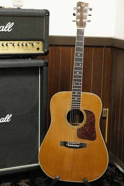 RARE MODEL VINTAGE 1970s ARIA G400 Gallagher model / Solid top Made in ...