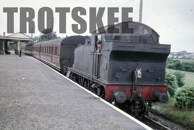 35MM SLIDE BR British Railways Steam Loco 5509 Class 4575 Chacewater ...