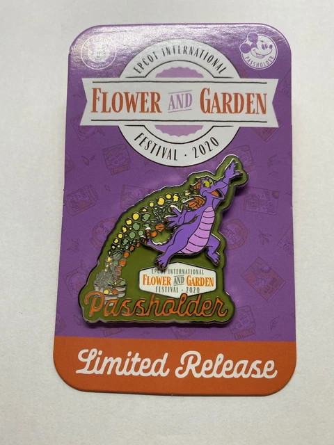 DISNEY FLEUR ET Jardin Festival 2020 Figment Support de Badge Pin ...