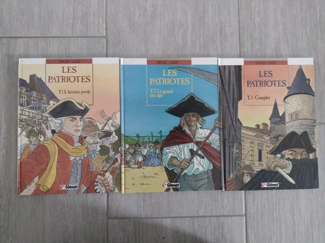 LES PATRIOTES 1 à 3 En EO Et TBE Par Giroud Et Lacaf Éditions Glénat ...