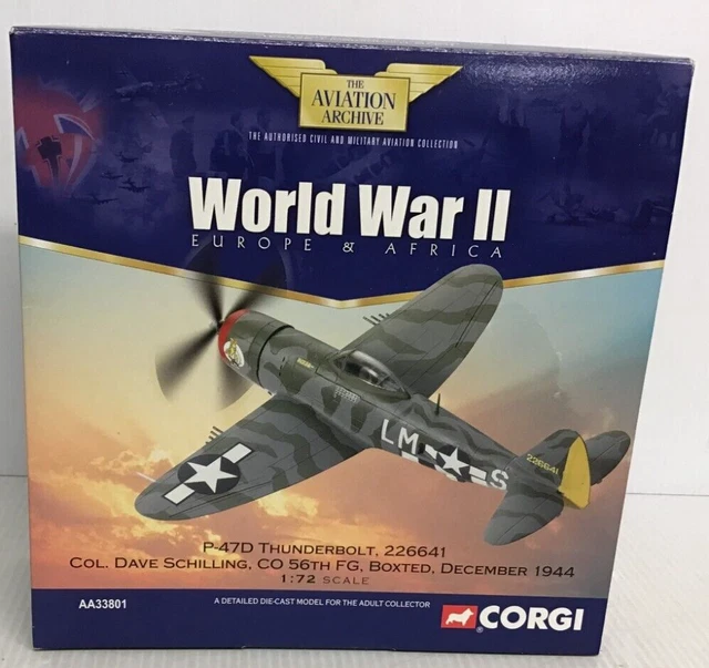 CORGI 1/72 P-47D Thunderbolt Aircraft Model (Broken Stand) - (U1) £5.00 ...