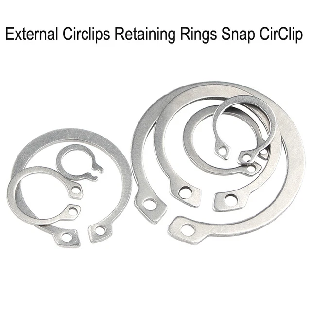 EXTERNAL CIRCLIPS RETAINING Rings Snap CirClip Φ6-Φ150 304 A2 Stainless ...