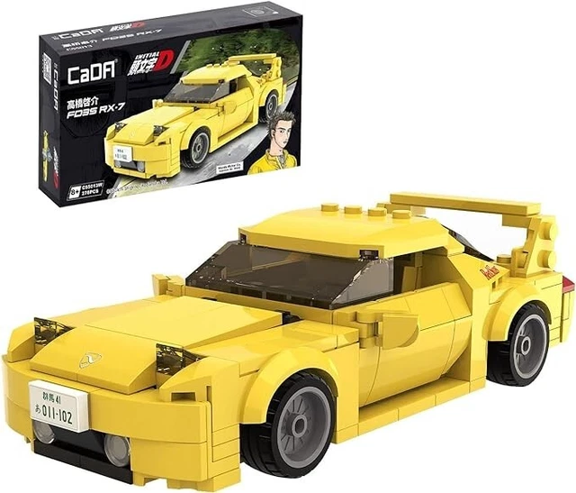 INITIAL D MAZDA RX7 FD3S Model Kit Car CaDA Bricks Building Anime JDM ...