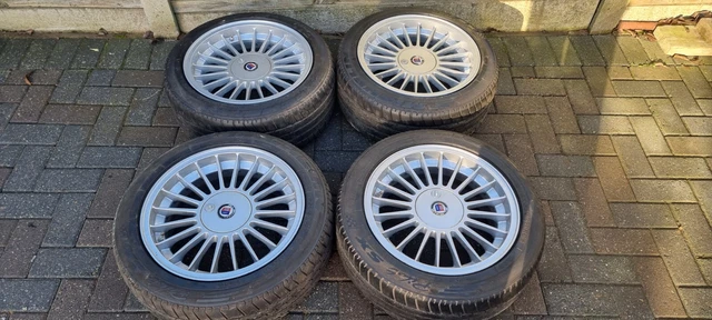 BMW E30 GENUINE Alpina alloy wheels 16" staggered c2.7 c1 325i sport ...