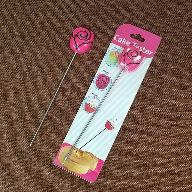 CAKE TESTER STIRRING Rod Long Needle Bread Testing Tool Stainless Steel ...