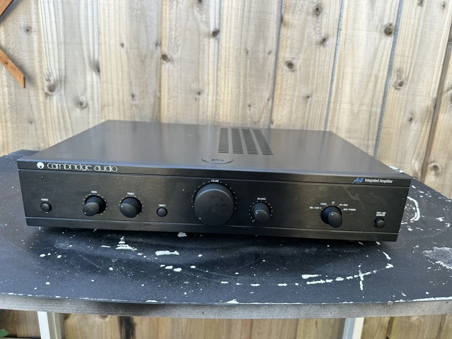 CAMBRIDGE AUDIO A4 Integrated Stereo Amplifier HiFi Component Black £55 ...