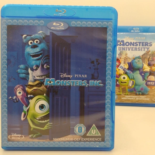 MONSTERS INC + Monsters University Blu-ray Movie Bundle Region Free ...