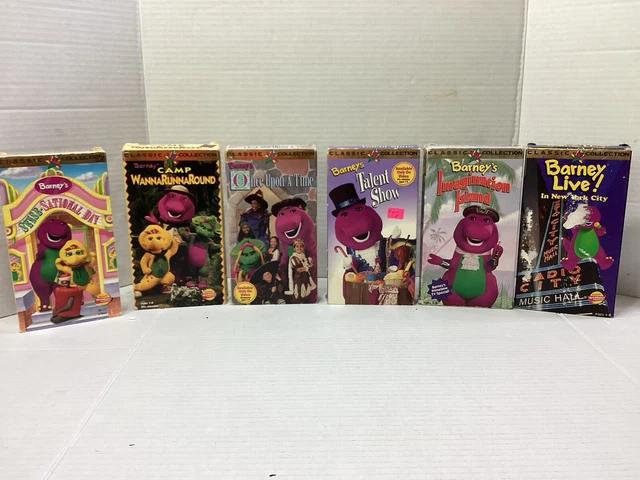 LOT VHS BARNEY Classic Collection (6) testé fonctionne EUR 37,73 ...