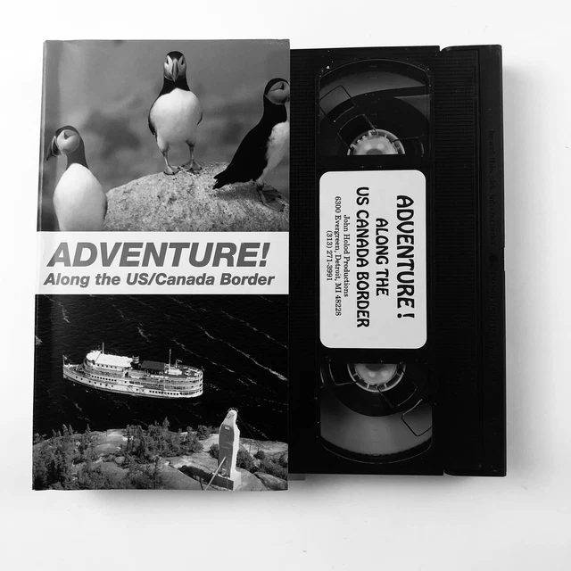 ADVENTURE ALONG THE US/ Canada Border (VHS, Standard Version) -022 $8. ...