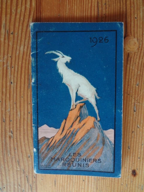 LES MAROQUINIERS RÉUNIS - Mémento Calendrier 1926 EUR 2,00 - PicClick FR