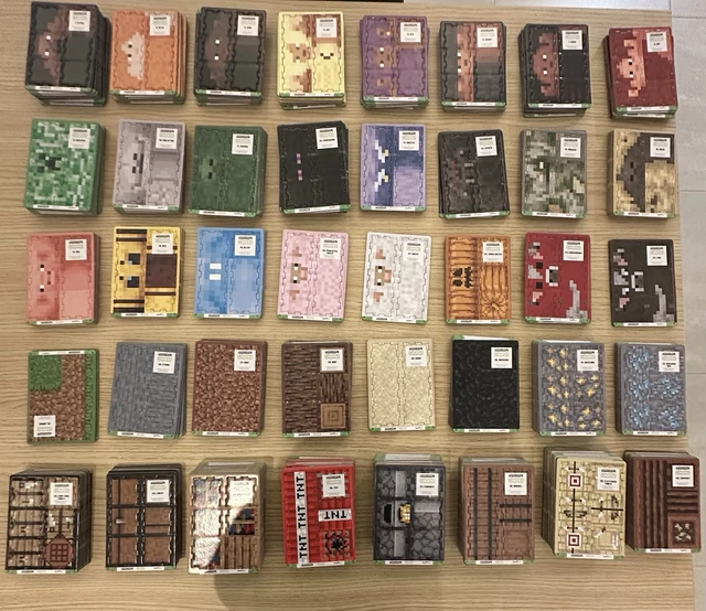 WOOLWORTHS BIG W 2025 Minecraft Cubeez Full Set Plus Album- Brand New ...