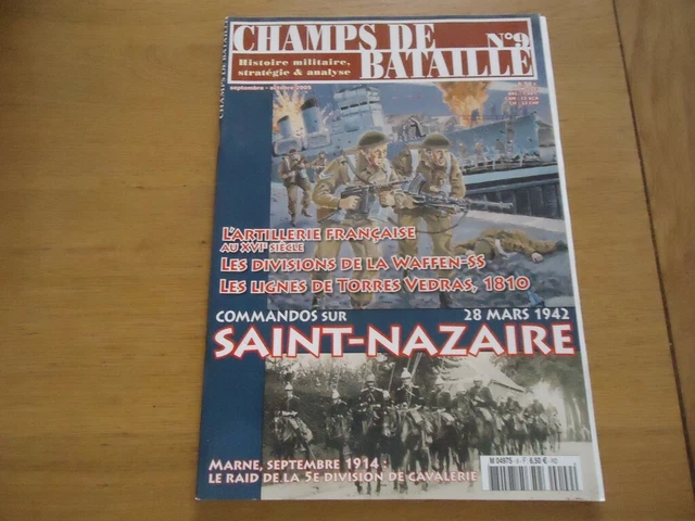 MILITARIA CHAMPS BATAILLE N°9 WAFFEN SS COMMANDOS St NAZAIRE MARNE 1914 ...