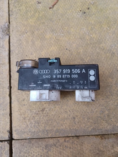 VW GOLF MK3 Twin Radiator Cooling Fan Control Relay Switch 357919506A £ ...