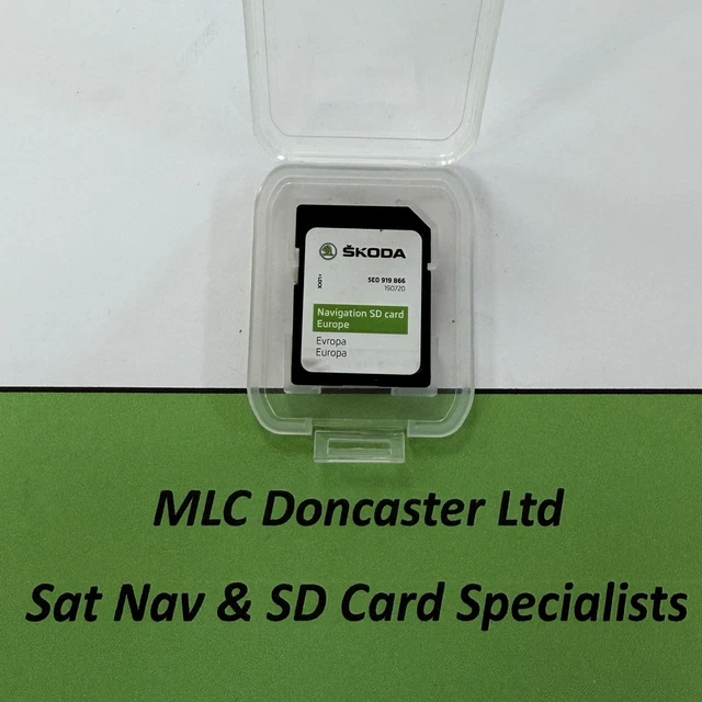 GENUINE SKODA SATELLITE Navigation SAT NAV SD Card 5E0 919 866 £44.99 ...