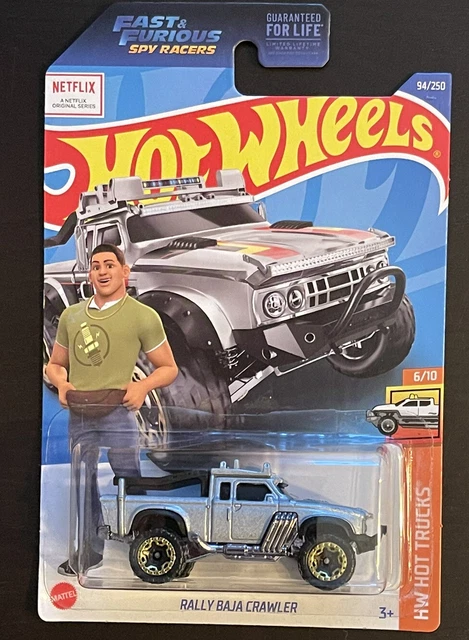 RARE ERROR HOT Wheels Fast & Furious Rally Baja Crawler ALL Silver NO ...