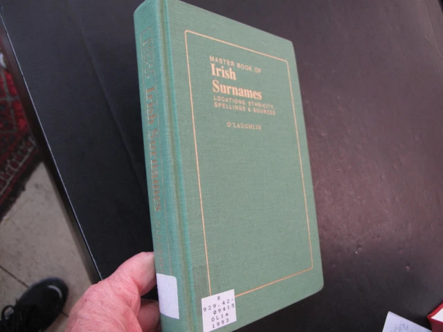 IRELAND GENEALOGY FAMILY History Master Book of Irish Surnames Names ...