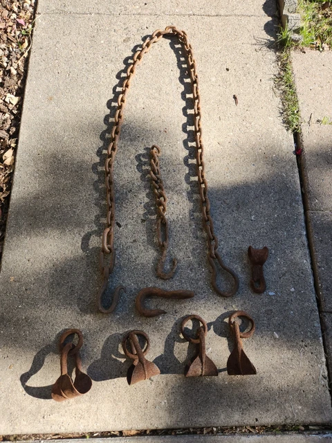 ANTIQUE CALIFORNIA GOLD Rush Mining Equipment Blacksmith Forged £79.01 ...