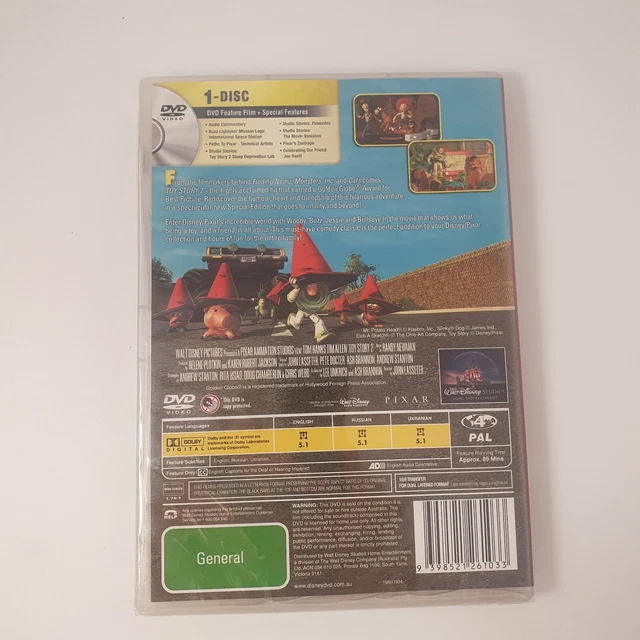 TOY STORY 2 DVD Kids Family Movie CARTOON Special Edition 2 Disc Set ...
