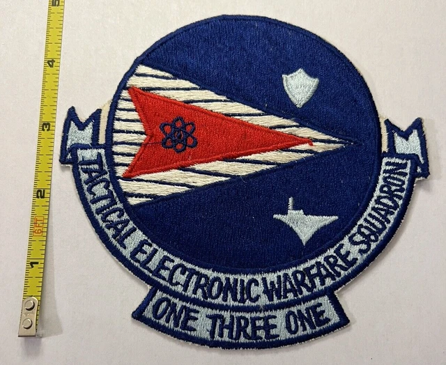 EXTREMELY RARE TACTICAL Electronic Warfare Squadron 131 Patch. ORIGINAL ...