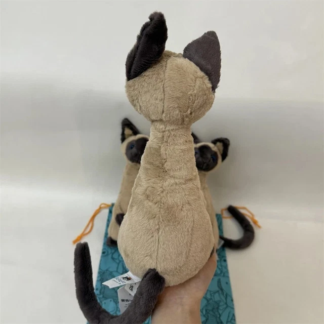 26CM JELLYCAT IRIS Siamese Cat plush doll tags+dust bag 1PCS new £22.95 ...