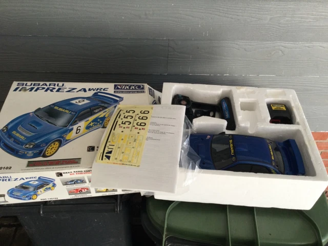 SUBARU IMPREZA WRC Nikko RDC-140102 Radio Remote Control Car £28.77 ...