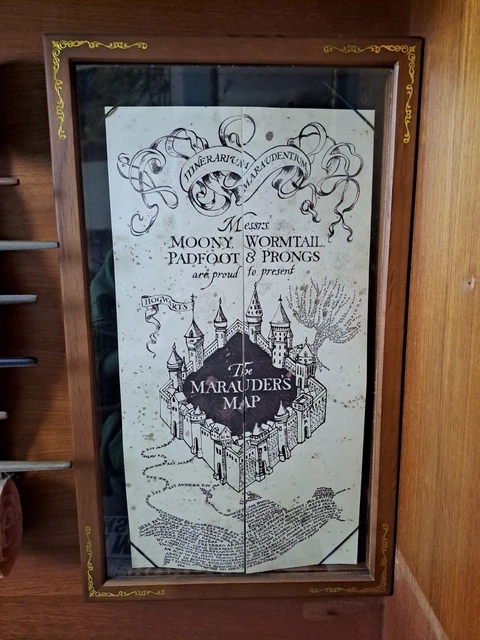 HARRY POTTER NOBLE Collection Marauders Map And Display Case £60.00 ...