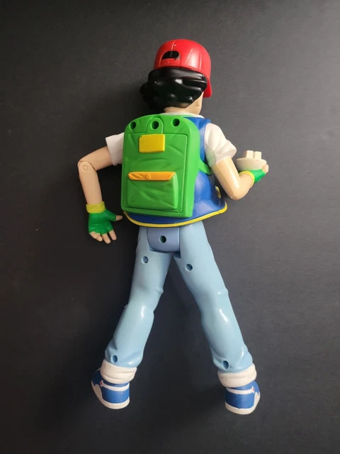 HASBRO POKEMON TALKING Ash Ketchum Think Chip 11.5" Action Figure ...