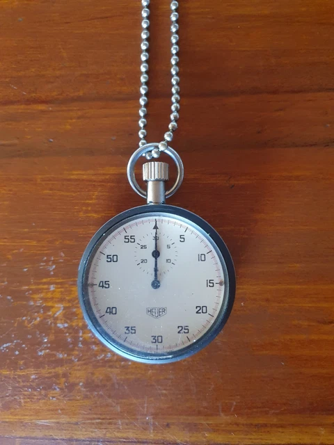 VINTAGE HEUER 1/5 split second timer Stopwatch - Ref. 403.201 - Year ...