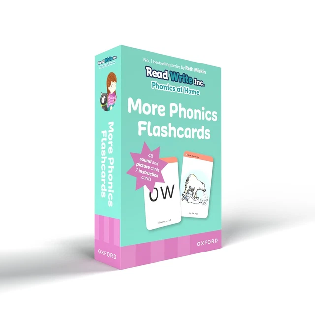 MORE PHONICS FLASHCARDS (Read Write Inc. Home) £7.68 - PicClick UK