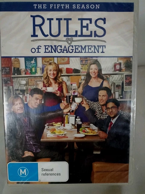 RULES OF ENGAGEMENT Season 5 Region 4 DVD David Spade 24 EPS 493mins ...