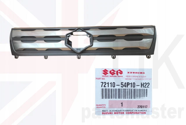 SUZUKI VITARA 2015- Genuine Front Upper Grill Grille Trim Grey 72110 ...