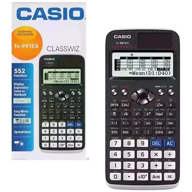 CASIO FX-991EX CLASSWIZ Advanced Engineering Scientific Calculator-552 ...