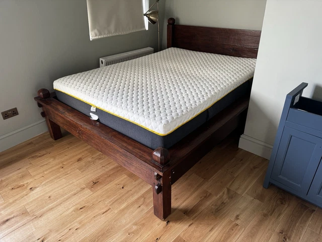 KING SIZE BED Frame In Solid Wood. Very Well built And In Excellent ...