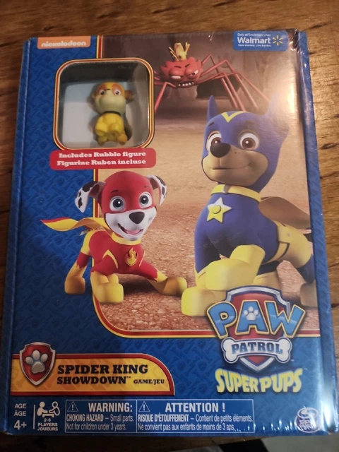 FIGURINE PAW PATROL Spider King Showdown Rubble Jeu de société ...