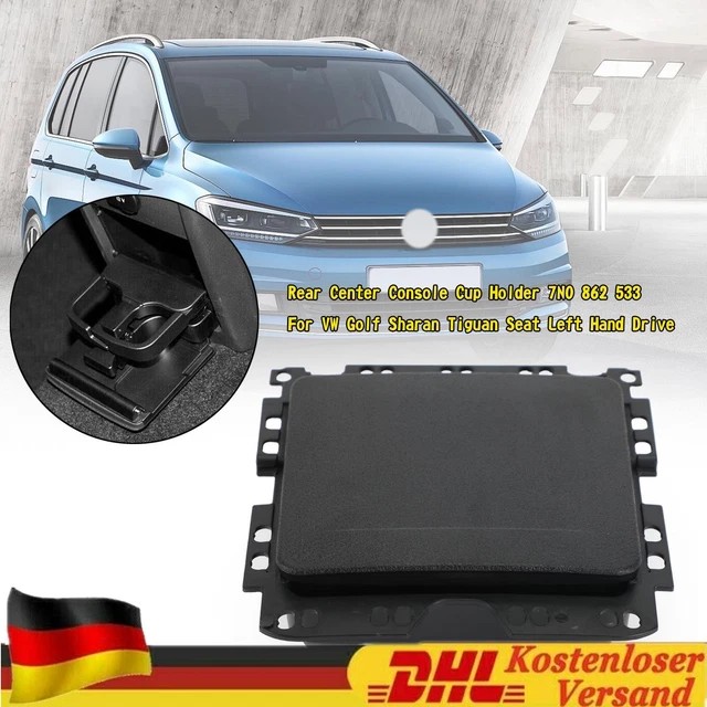 MITTELKONSOLE GETRÄNKEHALTER HINTEN 7N0862533 für VW Golf Sharan Tiguan ...