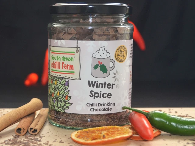SOUTH DEVON CHILLI Farm 'Winter Spice' Chilli Drinking Chocolate in a ...