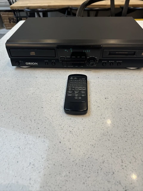 ORION MDC 201 Cd Mini Disc Deck Player Recorder +Remote TESTED vintage ...