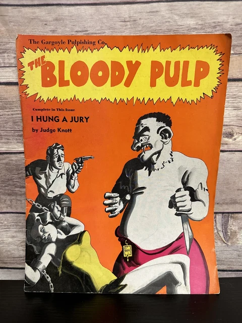 RARE VINTAGE THE Bloody Pulp Sci-Fi Pulp Magazine The Gargoyle ...