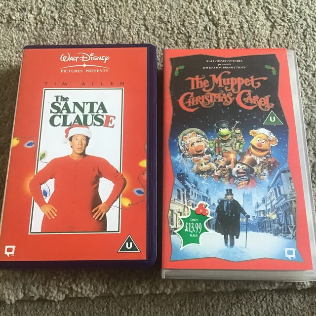 THE SANTA CLAUSE And Muppet Christmas Carol VHS tapes £4.99 - PicClick UK