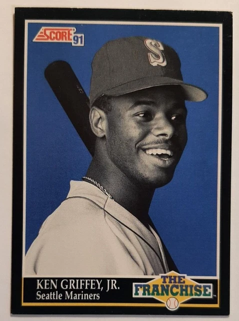KEN GRIFFEY JR 1991 Score The Franchise Card #858 HOF Mariners Baseball ...