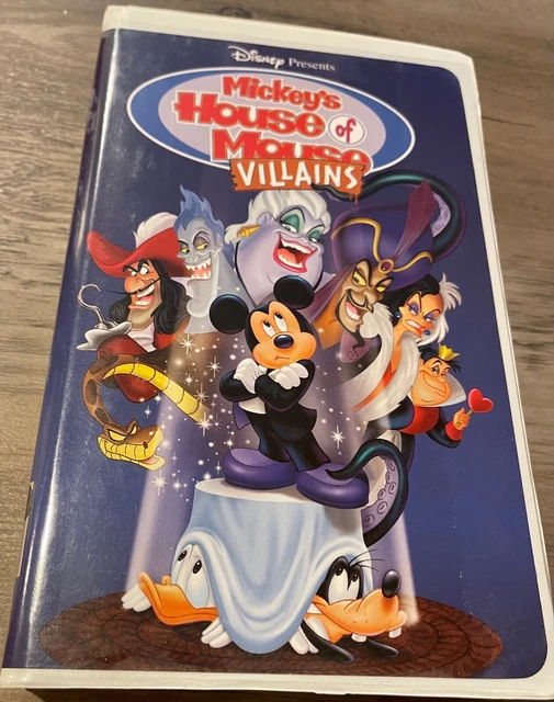 DISNEY'S MICKEY'S HOUSE Of Mouse Villains 2002 VHS Video Tape $29.98 ...