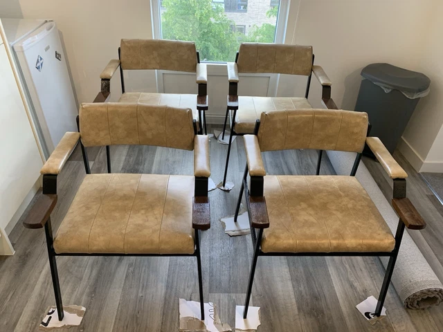 4 GODFREY SYRETT Chairs 1970s Retro £312.72 - PicClick UK