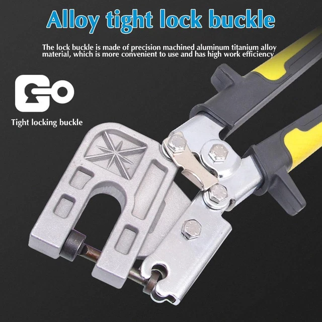 12& METAL STUD Crimper Punch Lock Framing Fastening Crimping Single ...