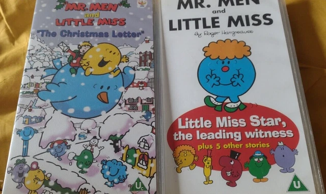 VHS BUNDLE -Mr Men & Little Miss Christmas Letter & Mr Men & Little ...