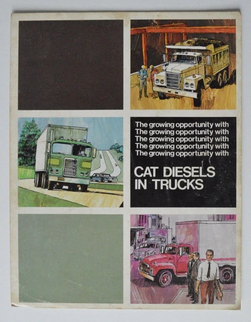 CATERPILLAR CAT DIESEL Truck Engines Dealer Brochure - English $22.00 ...