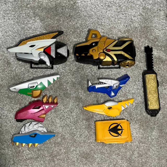 RARE POWER RANGERS Dino Thunder Morphers - Brachio + Gold Key - Tested ...