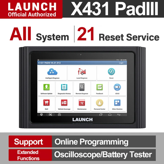 LAUNCH X431 PADIII V2.0 Diagnóstico de Codificación de Programador ECU ...